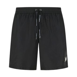 Dolce & Gabbana Homme, Maillots de bain, Noir, Taille: M Maillot de bain mi-long avec &eacute;tiquette logo