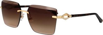 Jimmy Choo London Femme, Accessoires, Jaune, Taille: 59 MM Jc4018 Lunettes de soleil