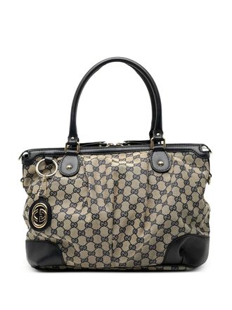 Gucci sac à bandoulière Sukey en toile GG (2000-2015) - Marron