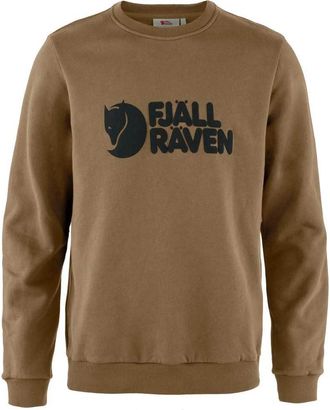 Fjällräven Herren Logo Sweatshirt, Wood Brown, XL