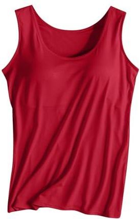 Generic D&eacute;bardeur pour femme avec coupe ample - Haut de sport avec soutien-gorge int&eacute;gr&eacute; - Yoga - Haut d&eacute;t&eacute; - Col rond - L&eacute;ger - Gilet stretch - &Eacute;l&eacute;gant - D&eacute;b