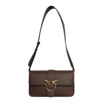 Pinko Pinko, Femme, Sacs, Brun, Taille: ONE Size Love One Classic Slouchy