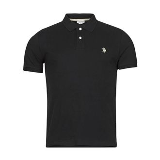 U.S.Polo Association Casual Logo Sport Polo Shirt - - Tops - Herren - Schwarzk - S