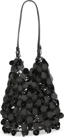 Paco Rabanne Femme, Sacs, Noir, Taille: ONE Size Shopper Macro