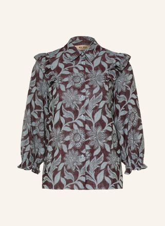 Mos Mosh Mos Mosh Hemdbluse Mmdebby Mit 3/4-Arm Und Volants rot