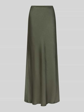 Neo Noir Maxirock aus Satin Modell Vicky