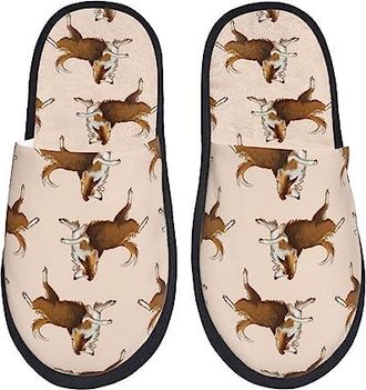 Generic Pantoufles DH&ocirc;tel Chien De Berger Jouant Antid&eacute;rapant Accueil Pantoufles R&eacute;utilisables Chaussons DInt&eacute;rieur Pour H&ocirc;tel Automne Chambre L