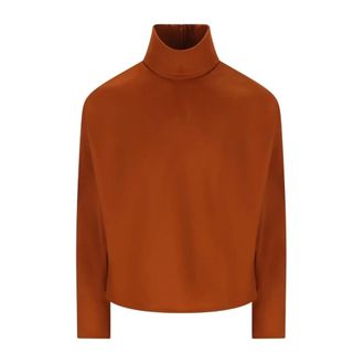 Saint Laurent Damen, Oberteile, Braun, LGr&ouml;&szlig;e