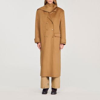 Sandro Manteau oversize en laine