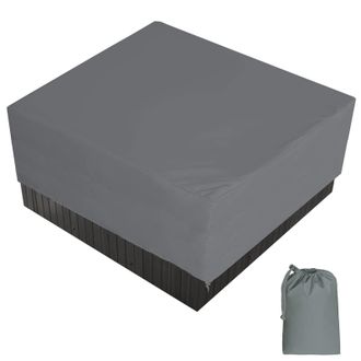 Generic Smart-Home-Geräte, wasserdichte Whirlpool-Abdeckung für den Außenbereich, quadratische Abdeckung für Whirlpools, Bade- und Poolabdeckung, UV-beständig