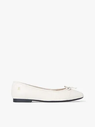 Tommy Hilfiger Ballerines en cuir &agrave; monogramme TH