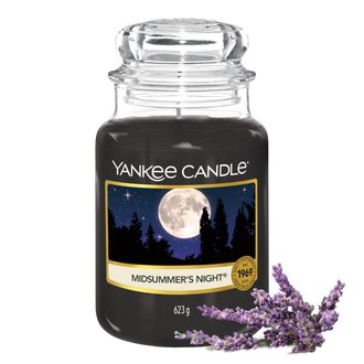 Yankee Candle Company Duftkerze im Glas (gro&szlig;) | Midsummerss Night | Kerze mit langer Brenndauer bis zu 150 Stunden | Perfekte Geschenke f&uuml;r Frauen