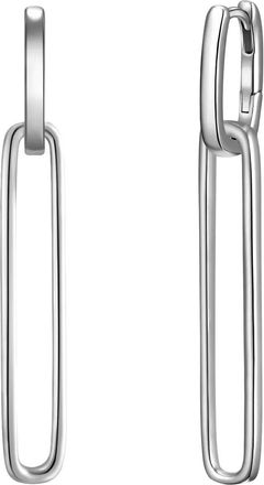 Glanzst&uuml;cke M&uuml;nchen Ohrringe - Sterling Silber Creolen - Gr. unisize - in Silber - f&uuml;r Damen