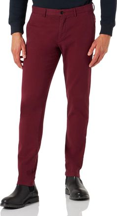 Hackett Mens Texture Chino Pants, Purple (Zinfandel), 32W/34L