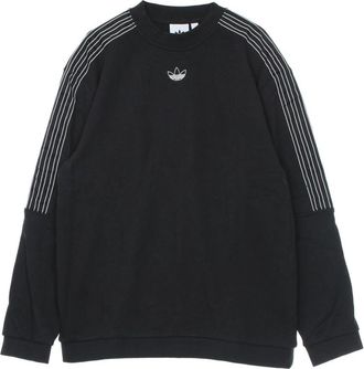adidas Leichtes Rundhals-Sweatshirt mit Logo - - Sport - Herren - Schwarzk - XL