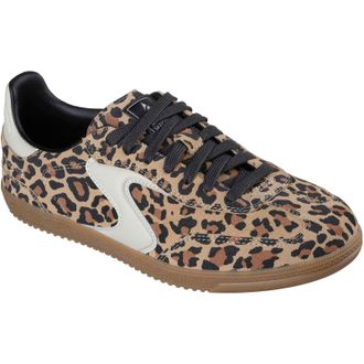 Skechers Hotshot - On The Prowl Hotshot - Auf Der Pirsch Leder Damen Leopard Sneakers
