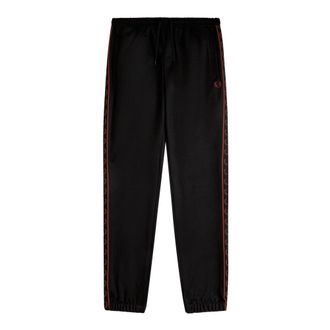 Fred Perry Contrast Tape Track Pant - - Trousers - Herren - Schwarzk - M
