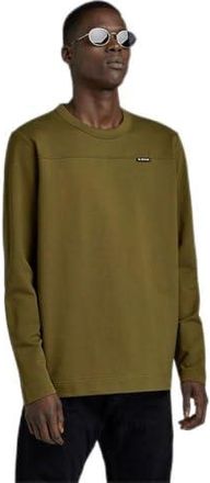 G-Star G-Star Homme Tweeter Chest Label, Vert (dark olive D23908-D136-C744), L