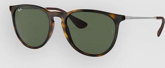Ray-Ban Erika Light Havana Sonnenbrille dark green