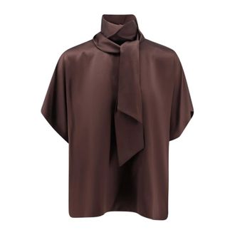 Brunello Cucinelli Damen, Blusen & Hemden, Braun, LGr&ouml;&szlig;e