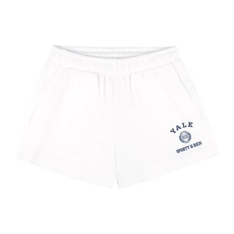 Sporty & Rich Damen, Shorts, Wei&szlig;, XSGr&ouml;&szlig;e