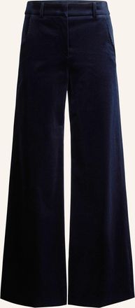 Windsor Windsor. Marlenehose Aus Samt blau