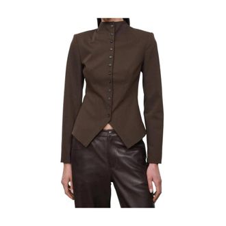 Staud Rachela Top - - Blouses & Shirts - Damen - Braun - S