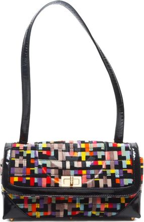 Chanel sac porté épaule Mademoiselle (2000-2001) - Noir