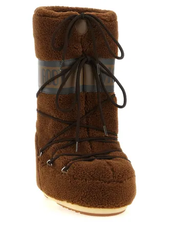Moon Boot Icon Fleece Boot - Brown