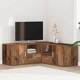 vidaXL vidaXL Armoire dangle vieux bois 200x40x45 cm bois ding&eacute;nierie