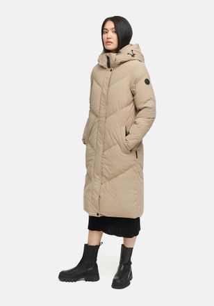 Marikoo Winterjacke MARIKOO Teonaa, Damen, Gr. XL, beige (taupe grau), Obermaterial: 100% Polyester. Futter: 100% Polyester. Wattierung: 100% Polyester. &Auml;rmel