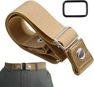 Generico Ceinture &eacute;lastique sans boucle, &eacute;lastique invisible confortable et sans fermeture, passants de ceinture pour hommes et femmes | pour maman, femme, pet
