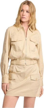 Kocca Femme, Vestes, Beige, Taille: 36 FR Giubbino zip