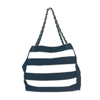 Chanel Sac bandouli&egrave;re vintage en nylon Chanel Pre-owned - Femme - Pre-owned - Noir - Taille: ONE Size