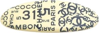 Chanel Barrette Pre-owned - Femme - Pre-owned - Beige - Taille: ONE Size