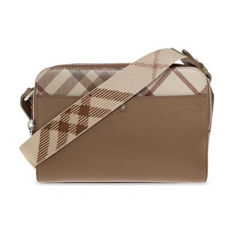 Burberry Pop Check Umh&auml;ngetasche - - Bags - Herren - Braun - ONE SIZE