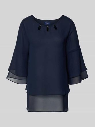 Vera Mont Regular Fit Blusenshirt aus flie&szlig;endem Stoff