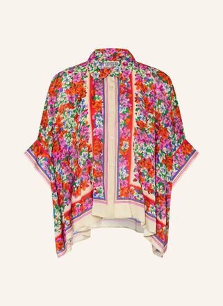 Essentiel Oversized-Hemdbluse Jirt Mit Seide Und 3/4-Arm orange