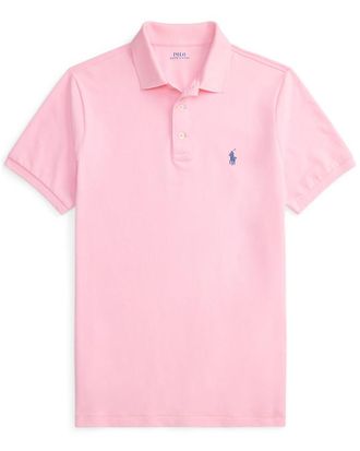 Ralph Lauren Piqu&eacute;-Poloshirt mit kleiner Pony-Stickerei, Custom Slim Fit in