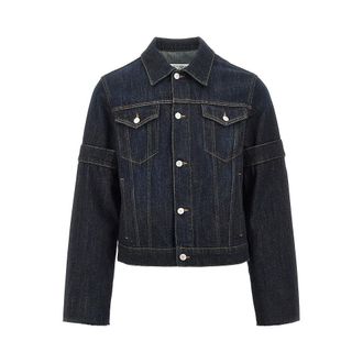 Maison Margiela Upside-down sleeves denim jacket Man 48