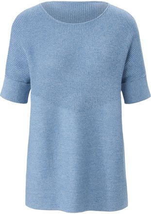 Peter Hahn Pullover Kimono-Halbarm Peter Hahn blau