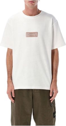 Stone Island Homme, Tops, Beige, Taille: S T-Shirt Manches Courtes