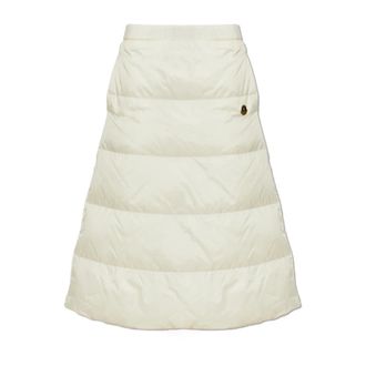 Moncler Jupe midi r&eacute;versible matelass&eacute;e - Femme - Jupes - Beige - Taille: 34 FR