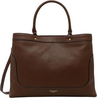 Twinset Sac cabas - Femme - Sacs - Brun - Taille: ONE Size