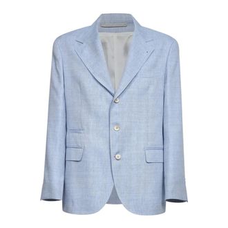 Brunello Cucinelli Homme, Vestes, Bleu, Taille: 2XL Brunello Cucinelli Vestes