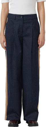 s.Oliver High-Rise-Hose mit Bundfalte und Nadelstreifen