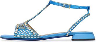 Loriblu Femme, Chaussures, Noir, Taille: 39 EU Sandale bijou en nappa et daim noir