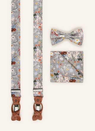 Prince Bowtie Prince Bowtie Set: Hosentr&auml;ger, Fliege Und Einstecktuch grau