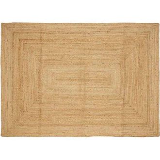vidaXL Tapis de zone Beige 200 x 290 cm Jute vidaXL