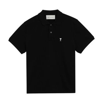 Ami Homme, Tops, Noir, Taille: L Polo Chemises